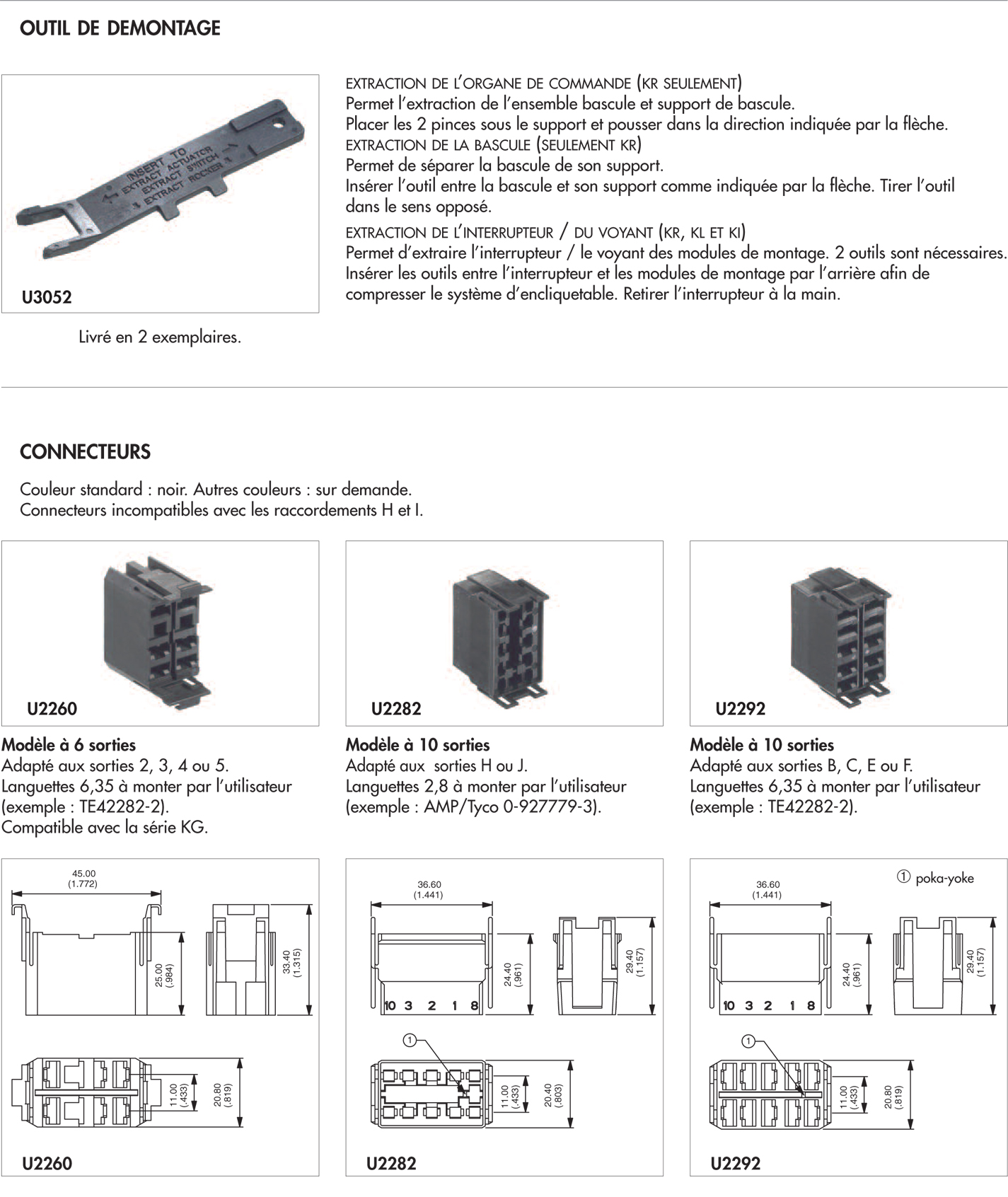 Interrupteurs de puissance étanches à bascule - KG - Sonectrad-BRN